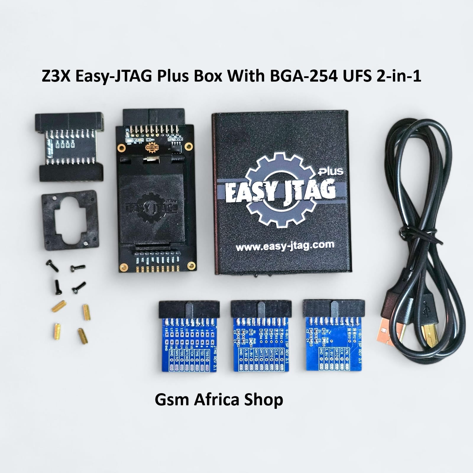 Z3X Easy-JTAG Plus Box (eSIM Edition) with BGA-254 UFS 2-in-1 Socket ...